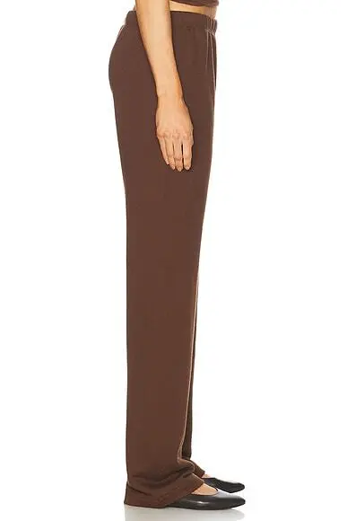 Eterne Straight Leg Sweatpant - Chocolate