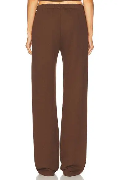 Eterne Straight Leg Sweatpant - Chocolate