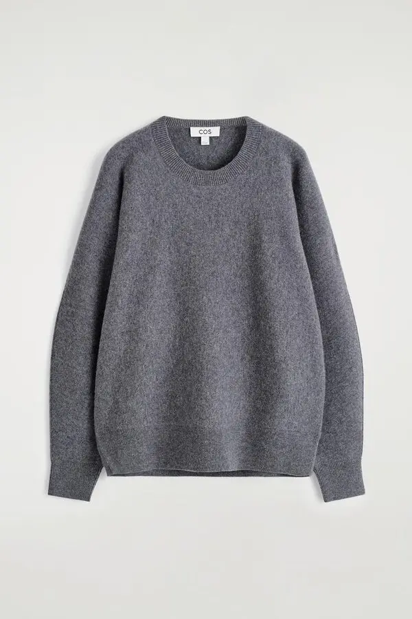 Cos Rounded Double-faced Wool Sweater