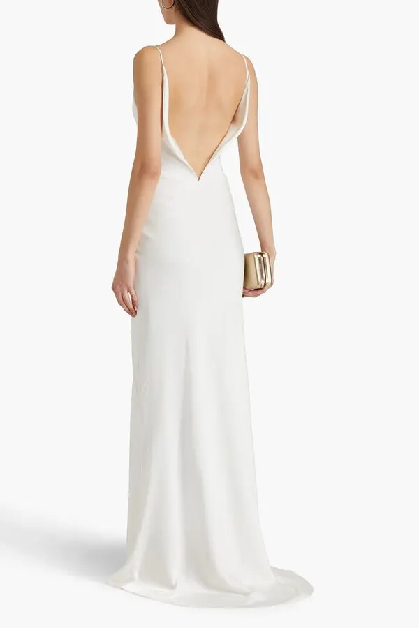 RHEA COSTA Paloma Draped Gown