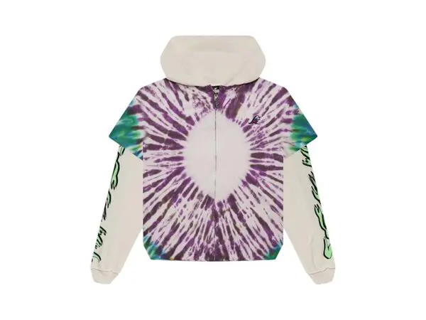 HELLSTAR Tie-dye Zip-up Jacket