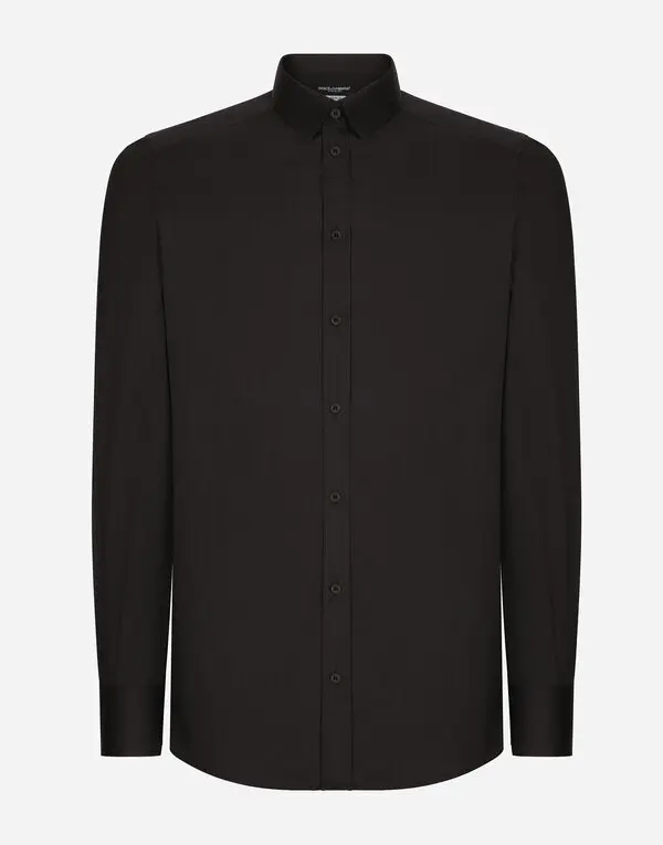 Dolce & Gabbana Stretch Cotton Gold-fit Shirt