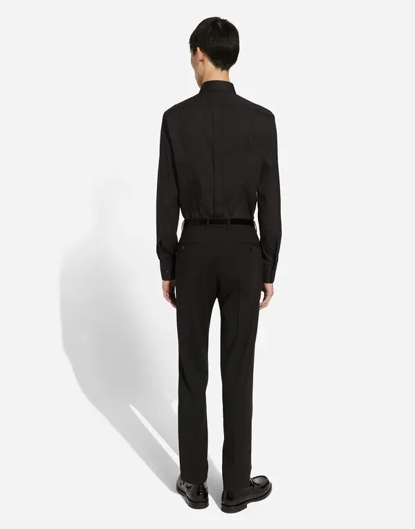 Dolce & Gabbana Stretch Cotton Gold-fit Shirt