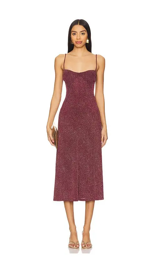 Beaufille Ariel Midi Dress - Red
