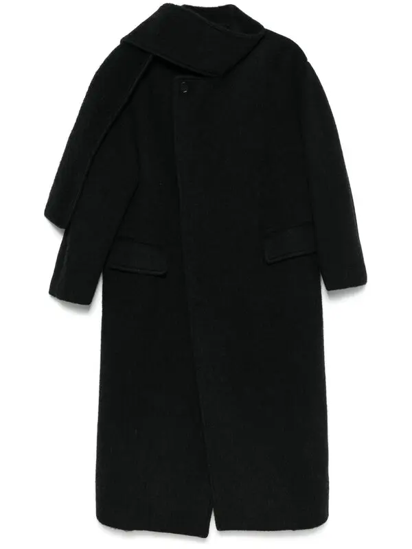 MSGM Scarf-detailed Coat
