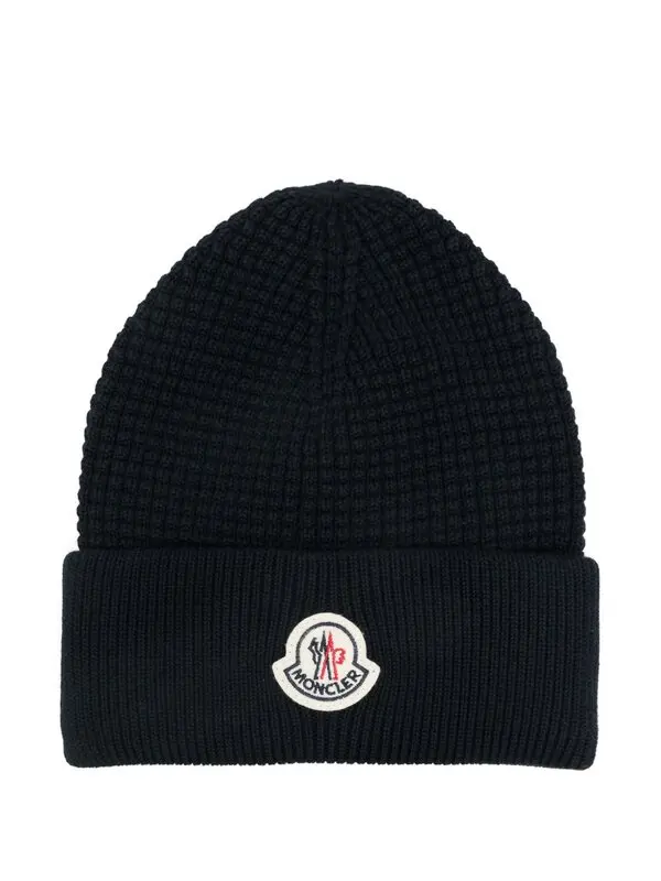 Moncler Tricot Beanie - Blue