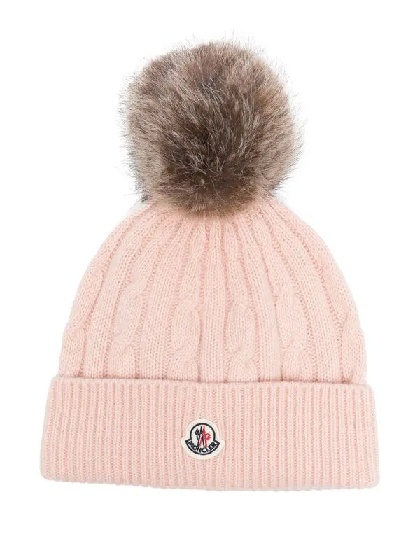 Moncler Tricot Beanie - Pink
