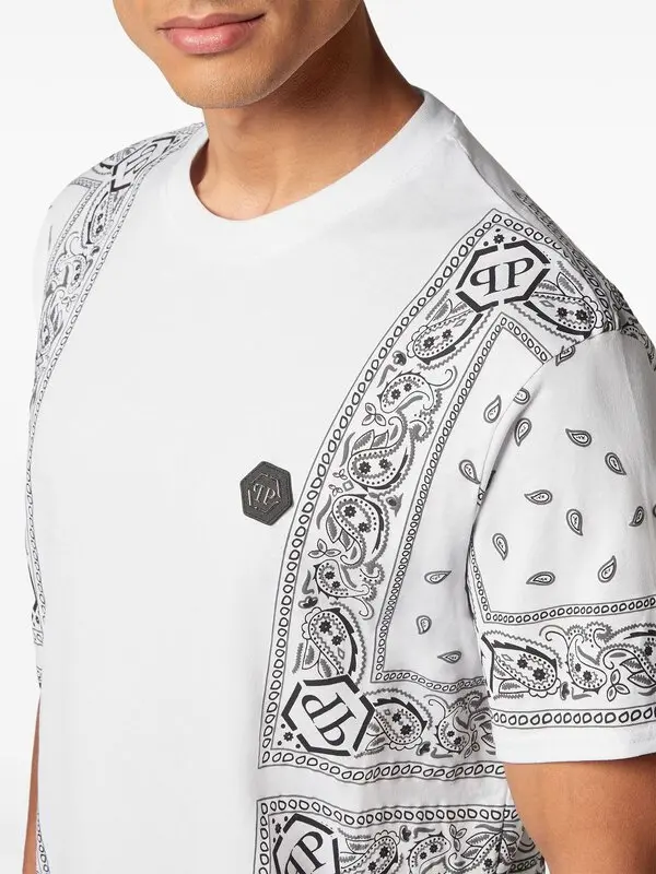 Philipp Plein Paisley-print T-shirt