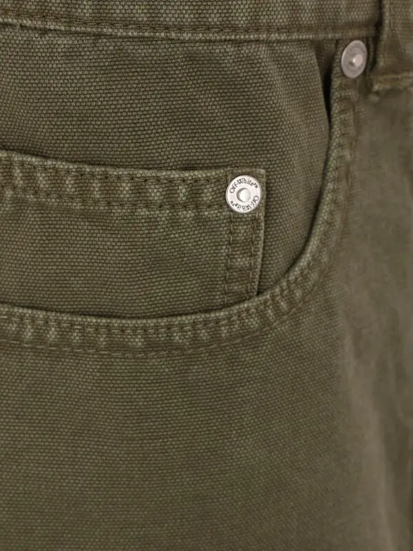 Off-White Wide-leg Cargo Jeans