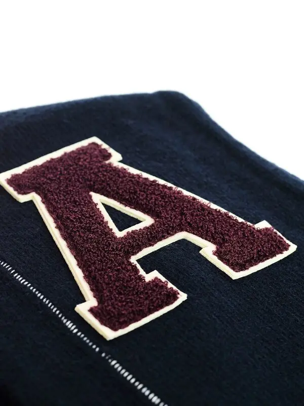 AMBUSH Logo-appliqué Scarf - Blue