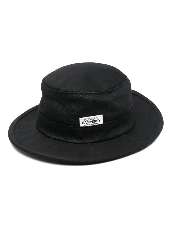 Ruslan Baginskiy Logo-patch Hat - Black