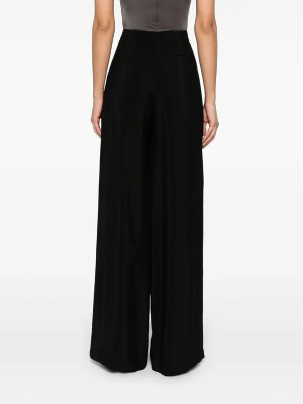 MUGLER Buckled Wide-leg Trousers