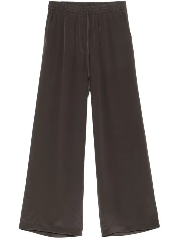 P.a.r.o.s.h Drawstring Palazzo Pants - Black