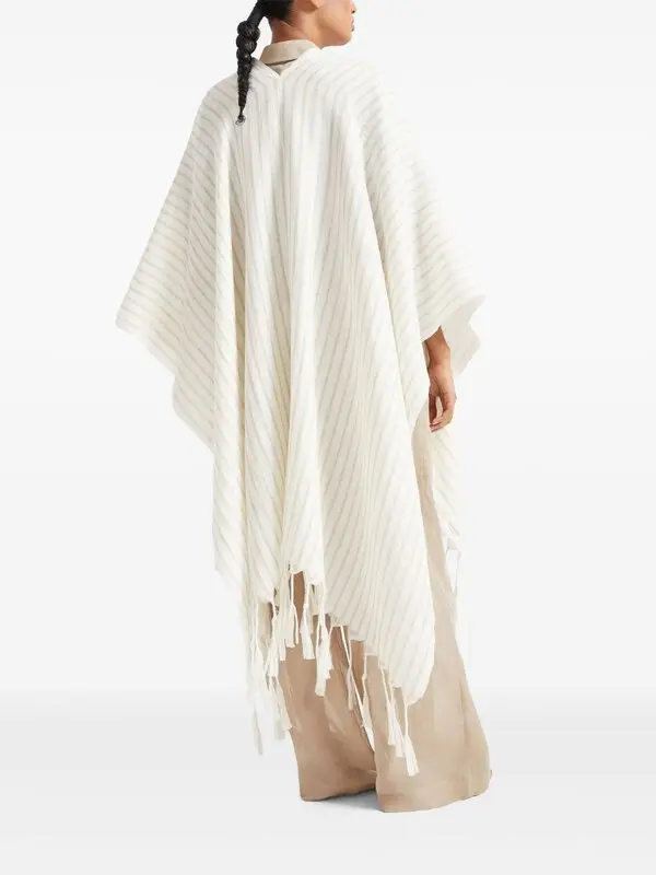 Brunello Cucinelli Striped Cape