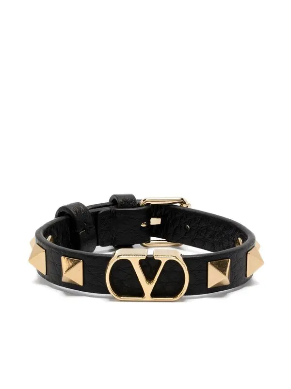 Valentino Garavani Vlogo Signature Bracelet - Black