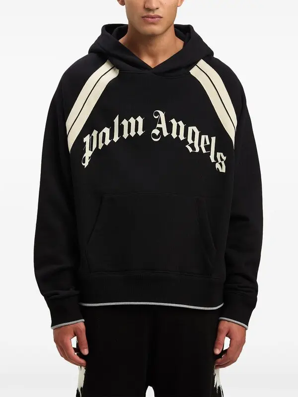 Palm Angels Logo-print Cotton Hoodie