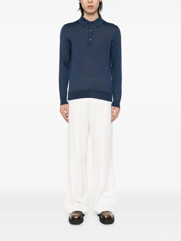TOM FORD Long-sleeved Polo Shirt