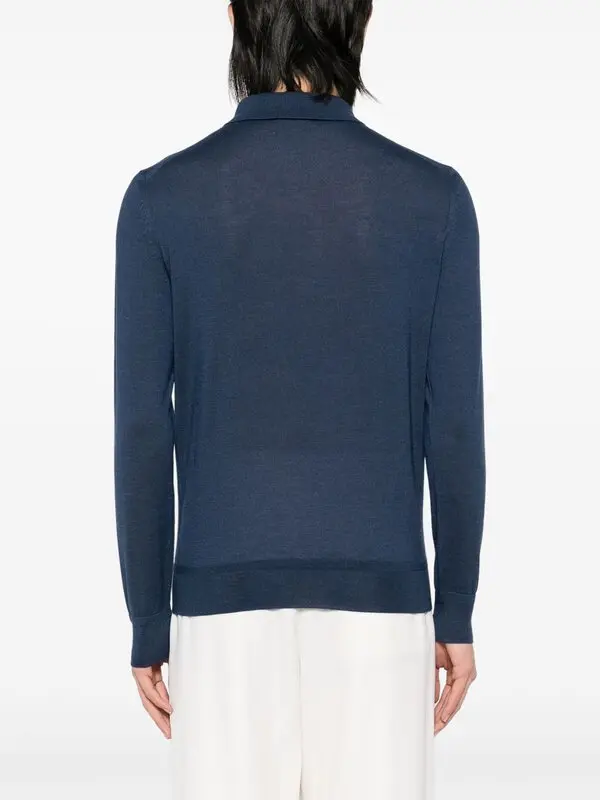 TOM FORD Long-sleeved Polo Shirt