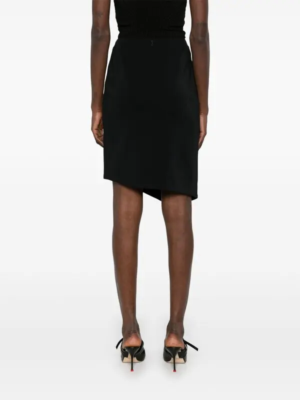 MUGLER Pierced Midi Skirt