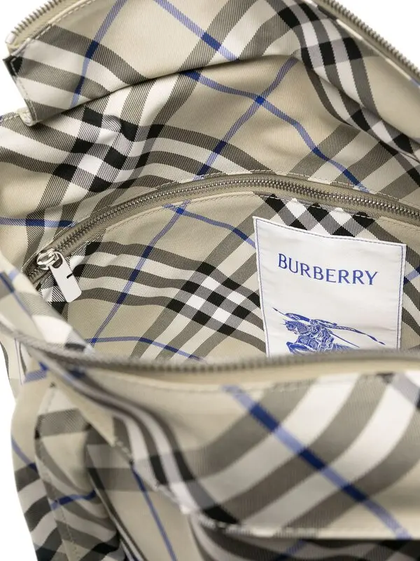 Burberry Equestrian Knight Embroidered Tote Bag