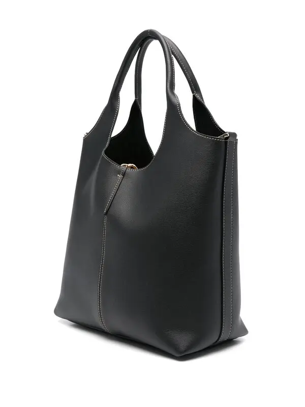 TOD'S Leather Tote Bag - Black