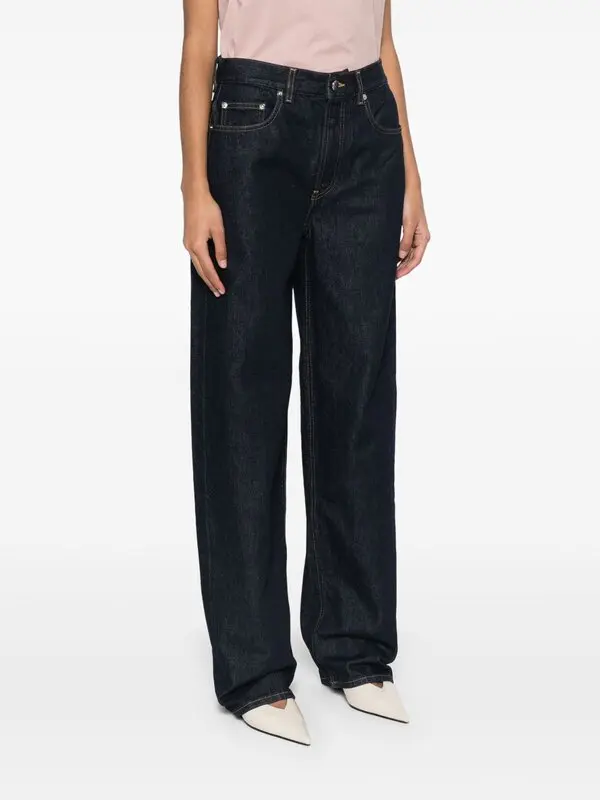 Loulou De Saison Loulou Studio Samur Straight-leg Jeans - Blue