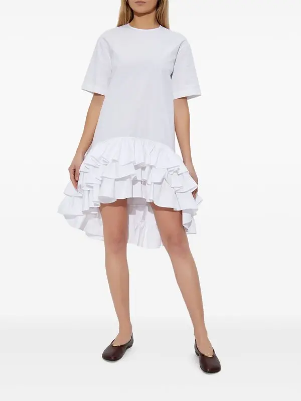 Moschino Asymmetric Ruffled Dress
