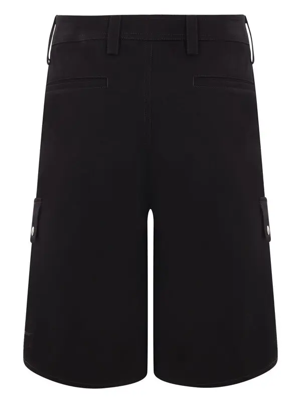 Off-White Logo Embroidered Cargo Shorts