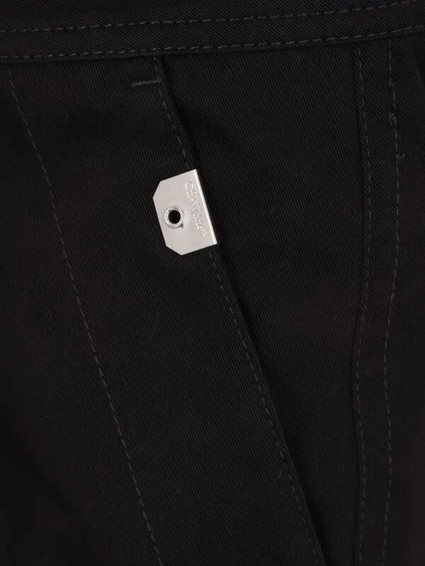 Off-White Logo Embroidered Cargo Shorts