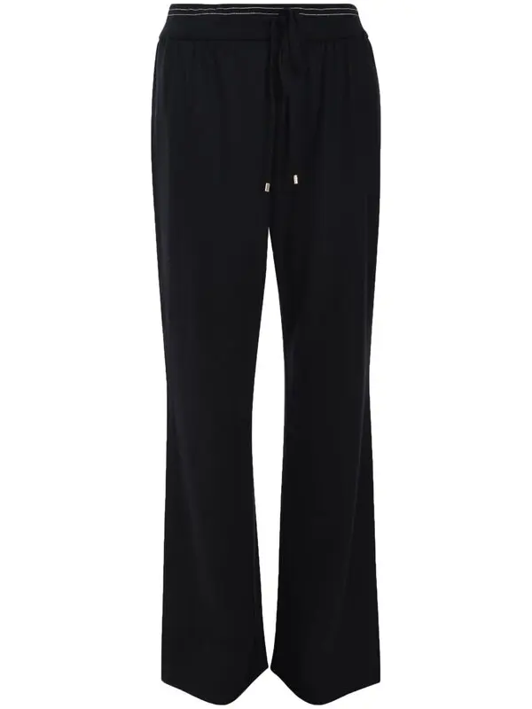 Lorena Antoniazzi Virgin Wool Track Pants