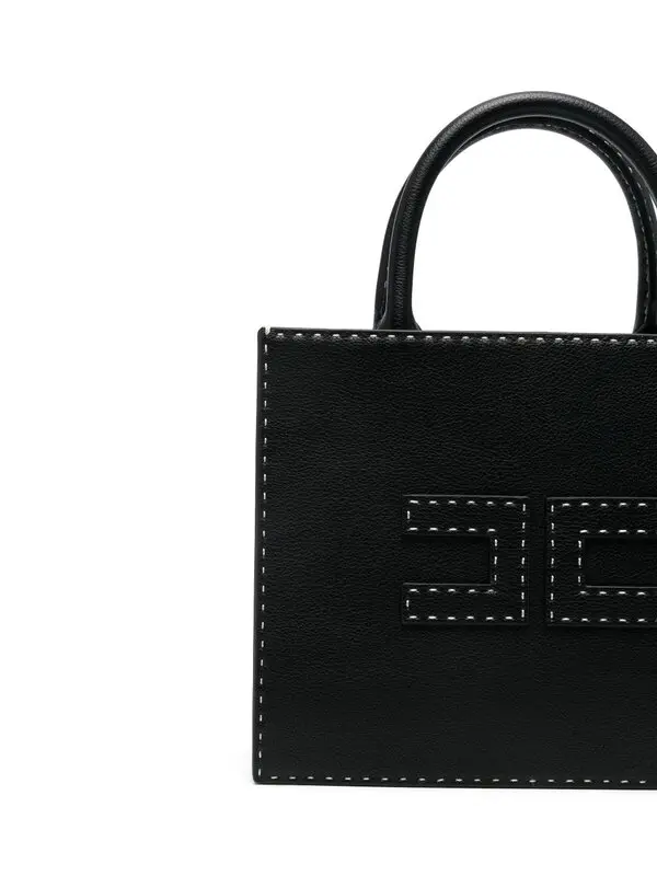 Elisabetta Franchi Small Tote Bag - Black