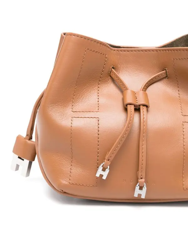 Hogan Mini Hocket Bucket Bag - Brown
