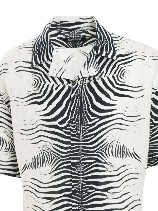 Roberto Cavalli Zebra-print Shirt