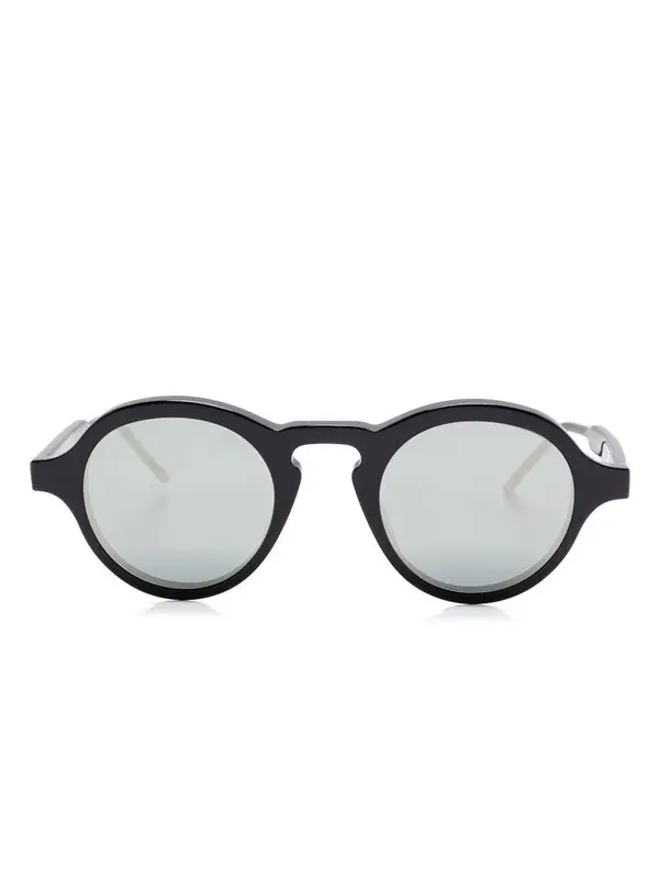 Thom Browne Round-frame Sunglasses - Black