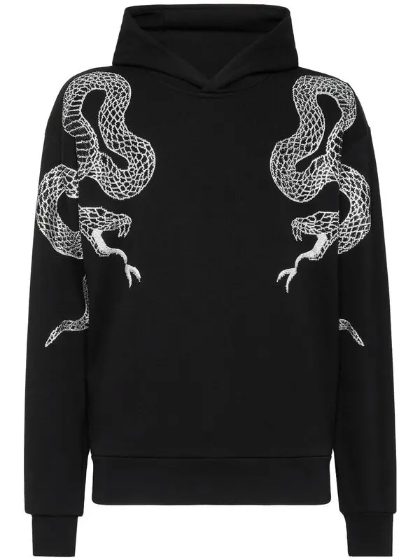 Philipp Plein Crystal-snake Hoodie