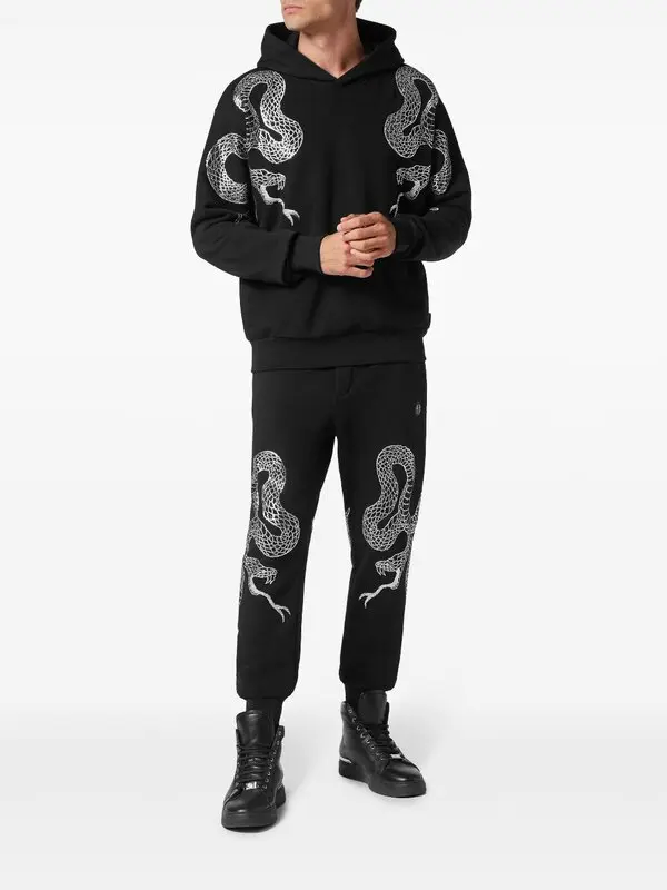 Philipp Plein Crystal-snake Hoodie