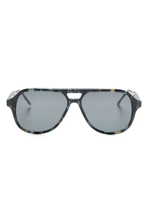 Thom Browne Pilot-frame Sunglasses - Blue