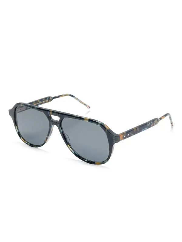 Thom Browne Pilot-frame Sunglasses - Blue