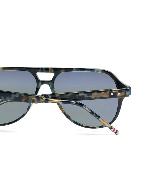 Thom Browne Pilot-frame Sunglasses - Blue