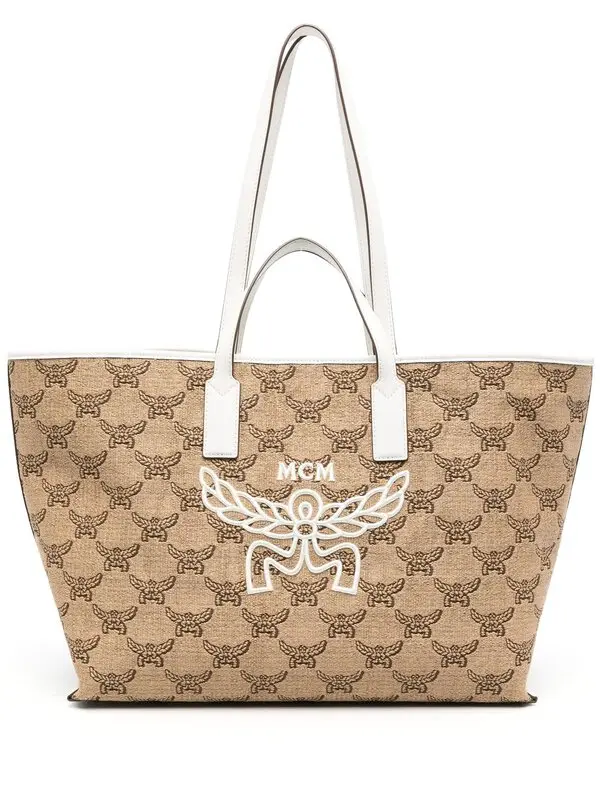 Mcm Medium Himmel Tote Bag