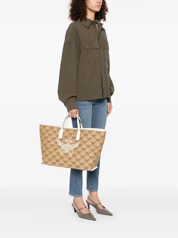 Mcm Medium Himmel Tote Bag