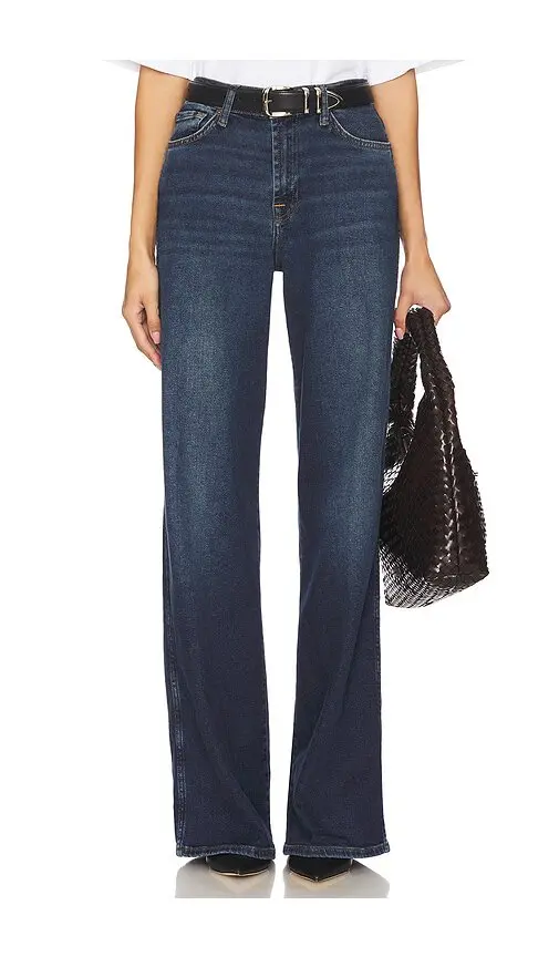 7 For All Mankind Lotta Wide Leg Jeans - Cisco