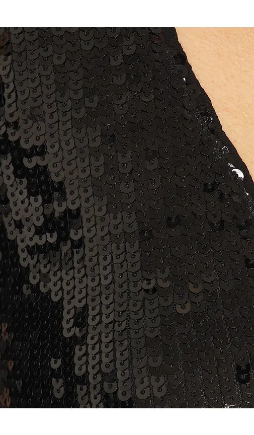 WeWoreWhat Sheer Panel Maxi Dress