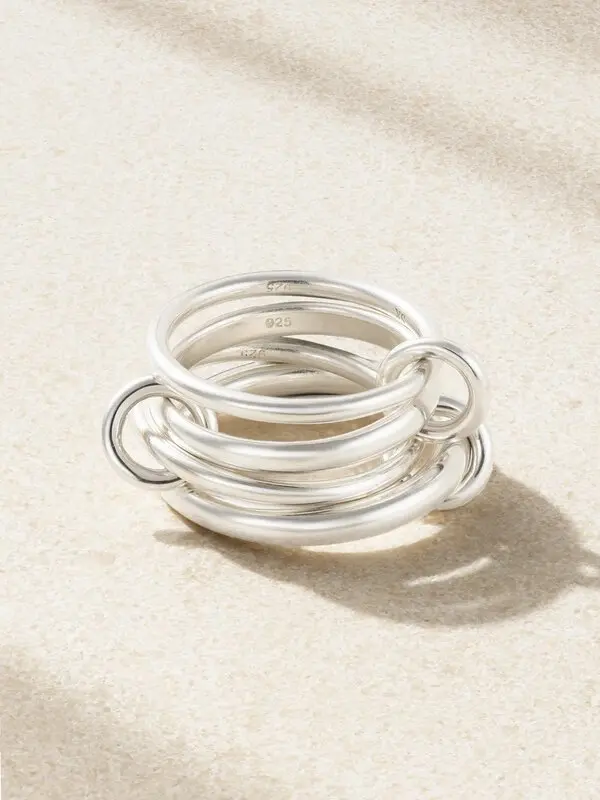 SPINELLI KILCOLLIN - Hyacinth Set Of Four Sterling Silver Rings