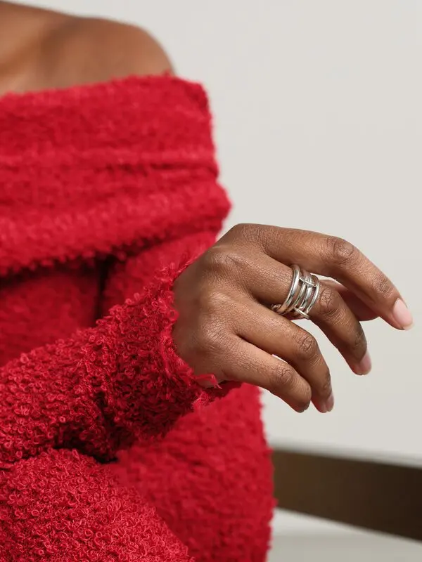 SPINELLI KILCOLLIN - Hyacinth Set Of Four Sterling Silver Rings