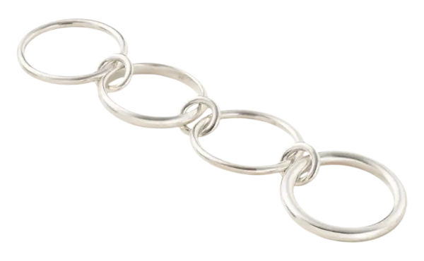 SPINELLI KILCOLLIN Hyacinth Set Of Four Sterling Rings - Silver