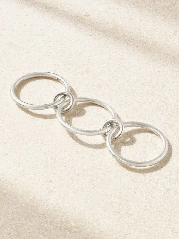 SPINELLI KILCOLLIN Solarium Sterling Ring Set - Silver
