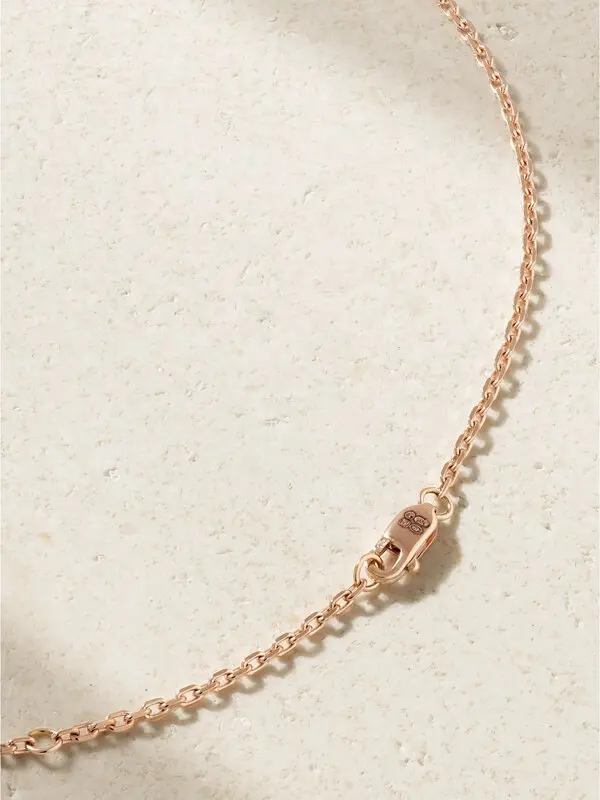 REPOSSI Antifer Rose Gold, Turquoise And Diamond Necklace