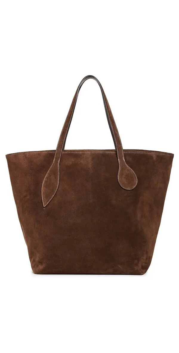 LIFFNER Sprout Suede Tote - Dark Brown