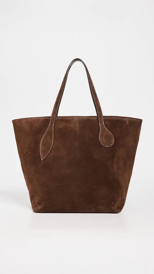 LIFFNER Sprout Suede Tote - Dark Brown
